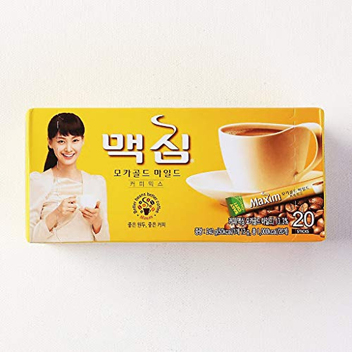 Maxim Mocha Gold Korean Instant Coffee 20 Sticks