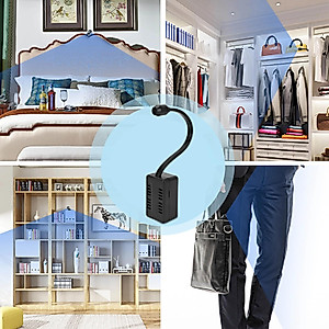 Mini WiFi Camera, 1080p X7 Remote Secret Spy Camera with Small Adjustable Snake Lens, Portable Night Vision Hidden Camera,Record Video, Motion Detection, for Indoor Outdoor