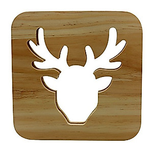 Led Baby Child Nursery Night Light Bedside Home Decor Lamp, Room Decor Night Lights for Kids and Adults, Lamps for Bedroom Living Room 3D Shadow Lamp-Deer