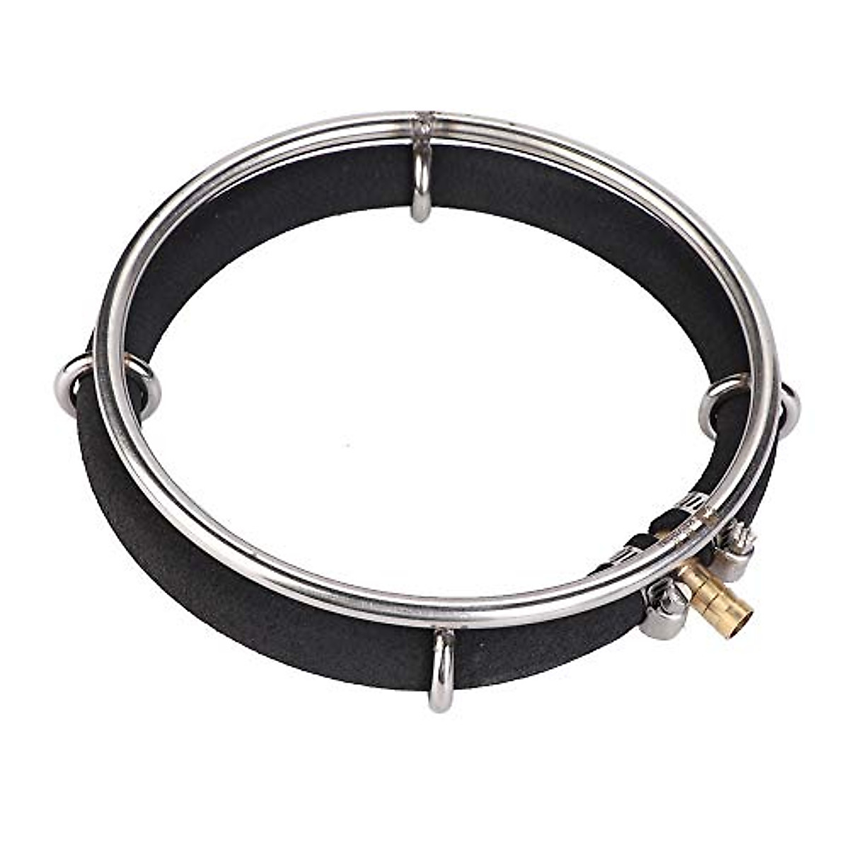 TOPINCN Aquarium Round Air Bubble Diffuser Ring Fish Pond Oxygenation Bubbler Aquarium Aerator Bubble Stone Aquarium Air Stone Disc for Aquarium and Fish Tank(15cm)