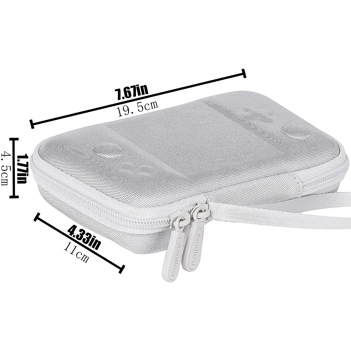 Aenllosi Hard Storage Case Replacement for Backbone One Mobile Gaming Controller (White,Case Only)