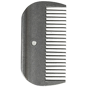 Partrade 077271 Mane Comb for Horses Silver, 4inch