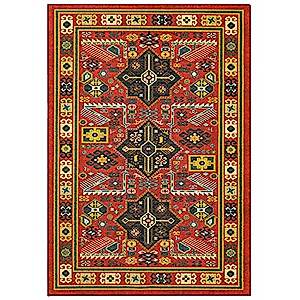 Mohawk Home Makara Red Southwestern (2' X 3') Scatter Rug