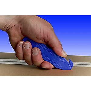 Klever Innovations Cutter Stainless Steel Package Opener, Safety Utility Cutter Assorted Colors 10 pcs, KLEVER - 10/PACK MIX