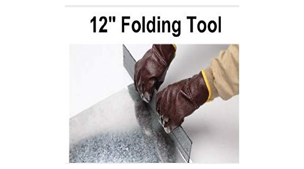 JOUNJIP 12" Duct Folding Channel Tool for Precise Sheet Metal Bends