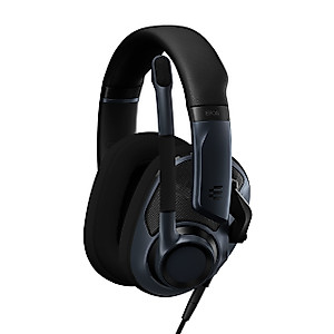 EPOS H6Pro - Open Acoustic Gaming Headset with Mic - Lightweight Headband - Comfortable & Durable Design, Gaming Accessories (Black) (Renewed)