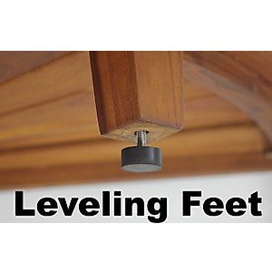 AquaTeak The Original 30" Spa Teak Shower Bench with Shelf