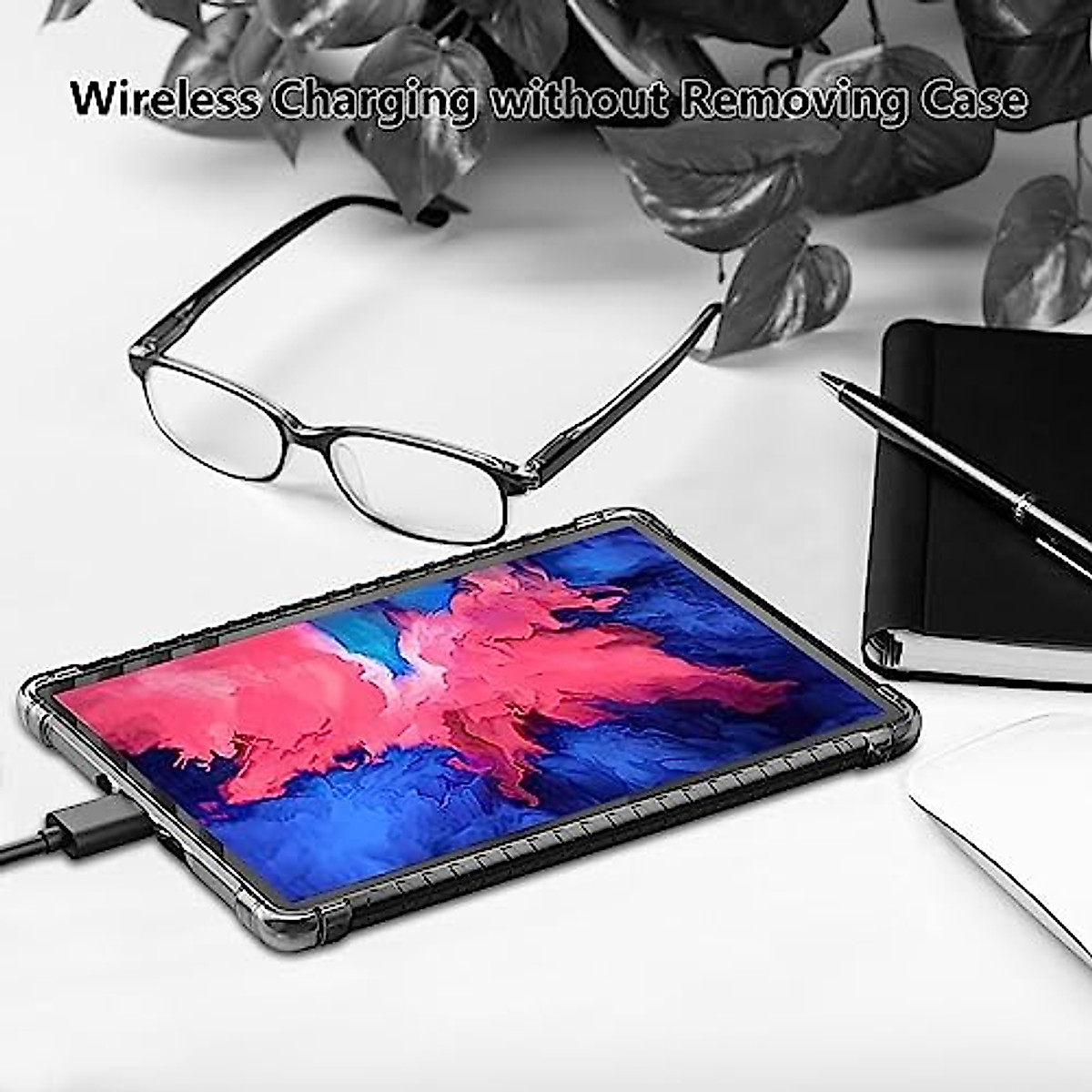 Aircawin for 11'' Amazon Fire Max 11 Case Clear,Shockproof Clear Case for Amazon Fire Max 11 Case Cover 13th Generation 2023,Shockproof Soft TPU Back Cover Shell for Fire Max 11 Tablet Case-Clear