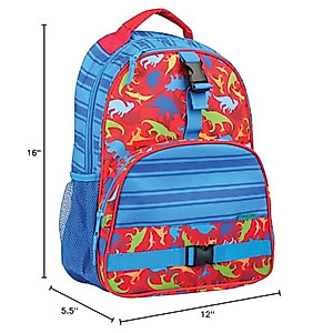Stephen Joseph girls Dino Backpack, Dino, One Size US