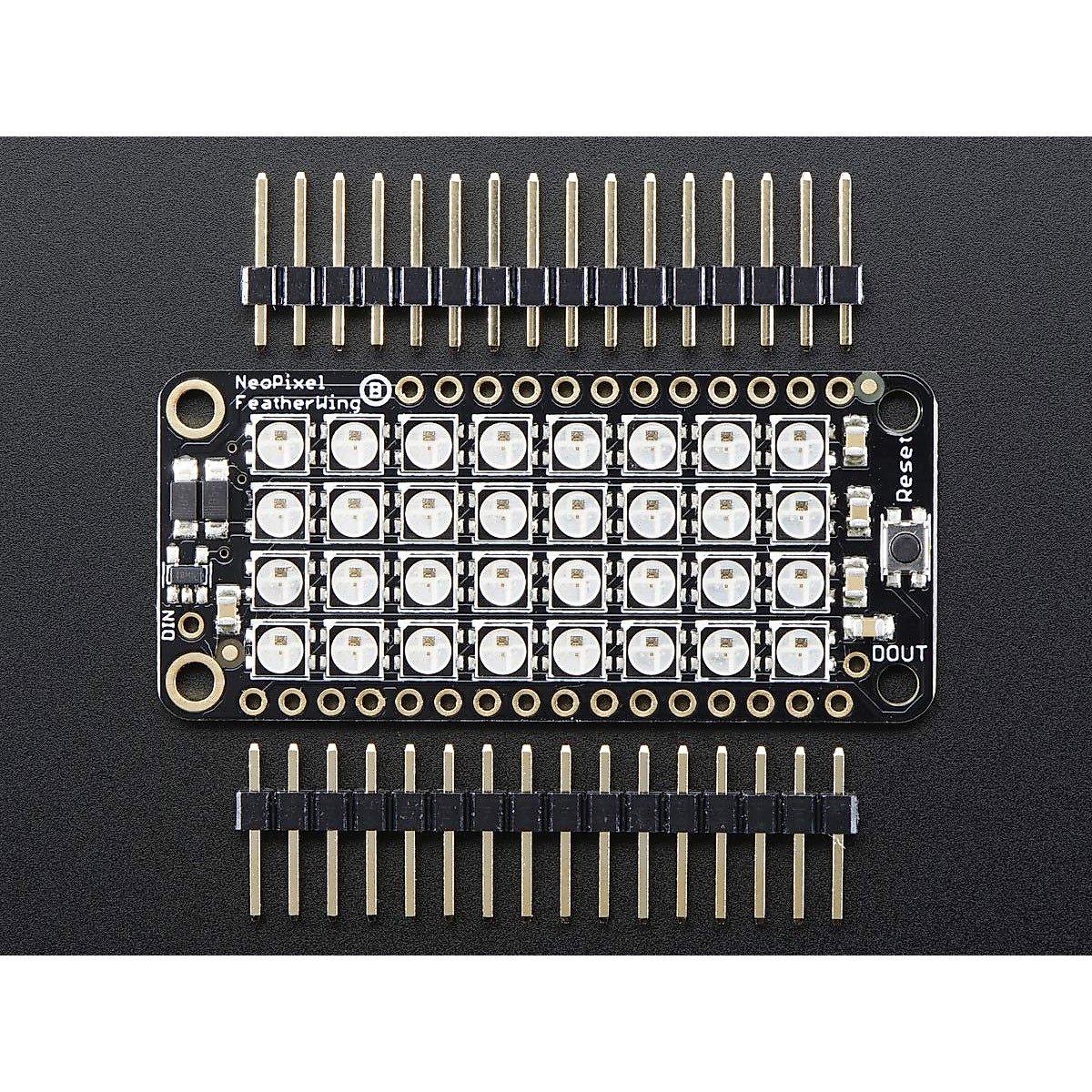 Adafruit Industries NeoPixel FeatherWing - 4x8 RGB LED Add-on for All Feather Boards