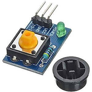 ZYM119 3~6V Independent Key Touch Button Module with LED Power Indicator for Circuit Board