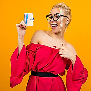 Ndsox 2x3 One-Handed Mini Photo Album 36 Pockets Portable Kpop Photo Card Holder Compatible with Fujifilm Instax Mini Cameras/Polaroid Snap Touch/SocialMatic Instant Cameras, Rainbow