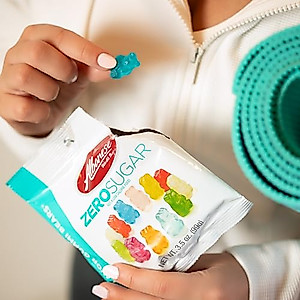 Albanese World's Best Zero Sugar Candy, 12 Flavor Gummi Bears, 3.5 Ounce (Pack of 12), Packaging May Vary