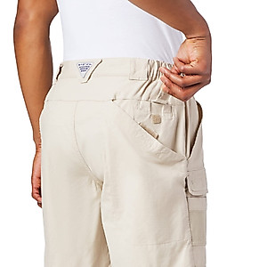 Columbia Men's Half Moon Iii Short, Fossil, 5X x 8