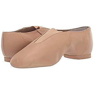 Bloch Women's Super Jazz Dance Shoe S0401L Ballet Flat, Tan, 7.5
