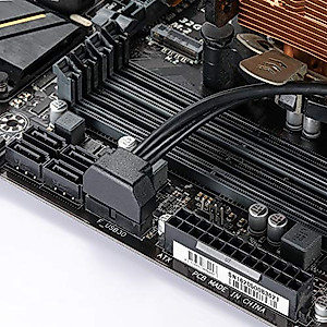 MZHOU SATA USB Extension Cable - USB 3.0 Motherboard Front 19 Pin Male to Female Extension Cable High-Speed Connection (The Interface Faces Outward)