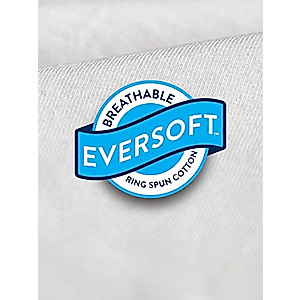 Fruit of the Loom Men's Eversoft Cotton T-Shirts (S-4XL), Crew-2 Pack-Safety Green, Large