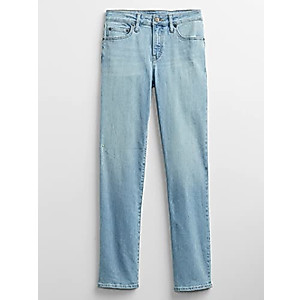 GAP Womens Classic Straight Fit Jeans, Light Berlin, 29 Regular US
