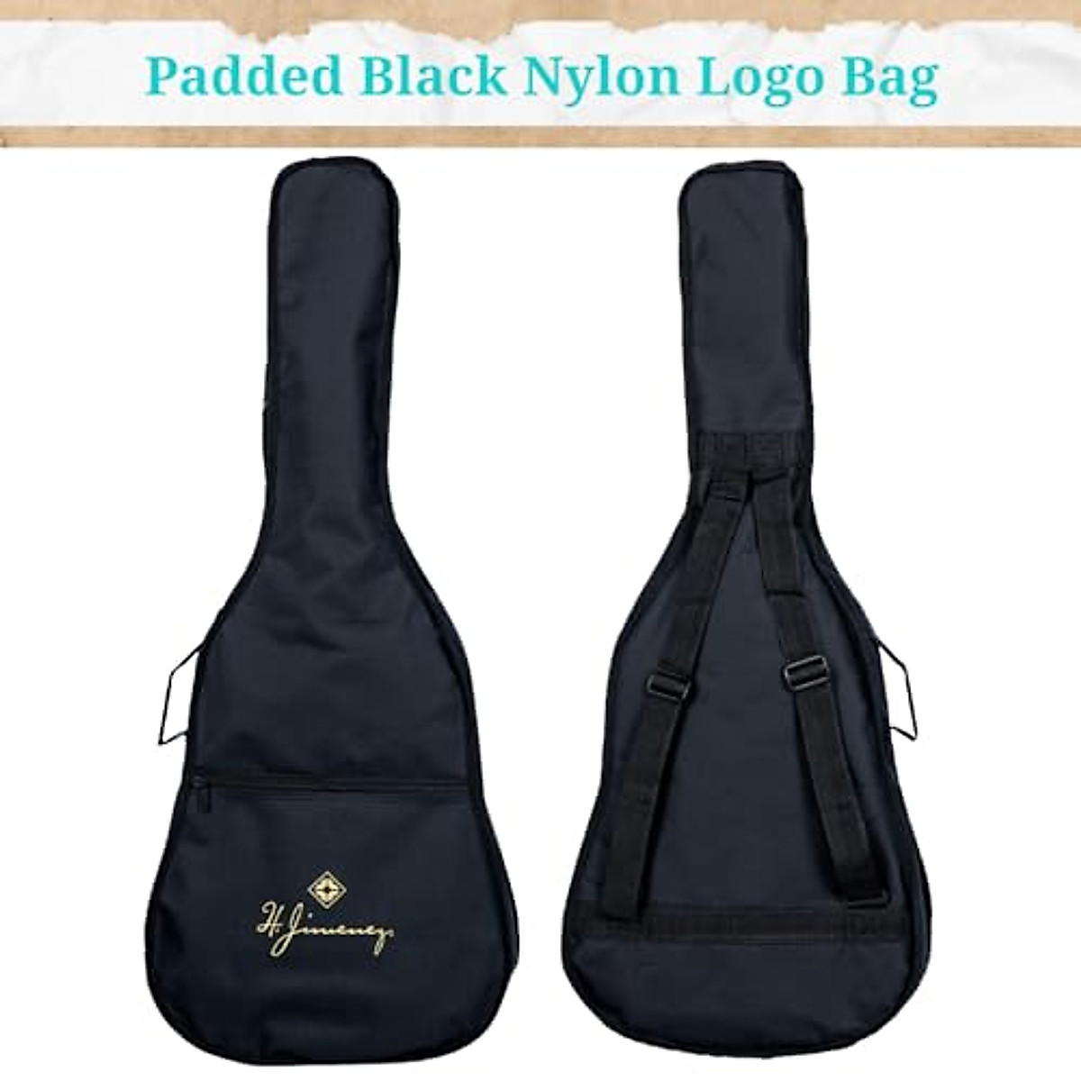 H. Jimenez 10 String Bajo Quinto, Right, Gold (LBQ2NC)