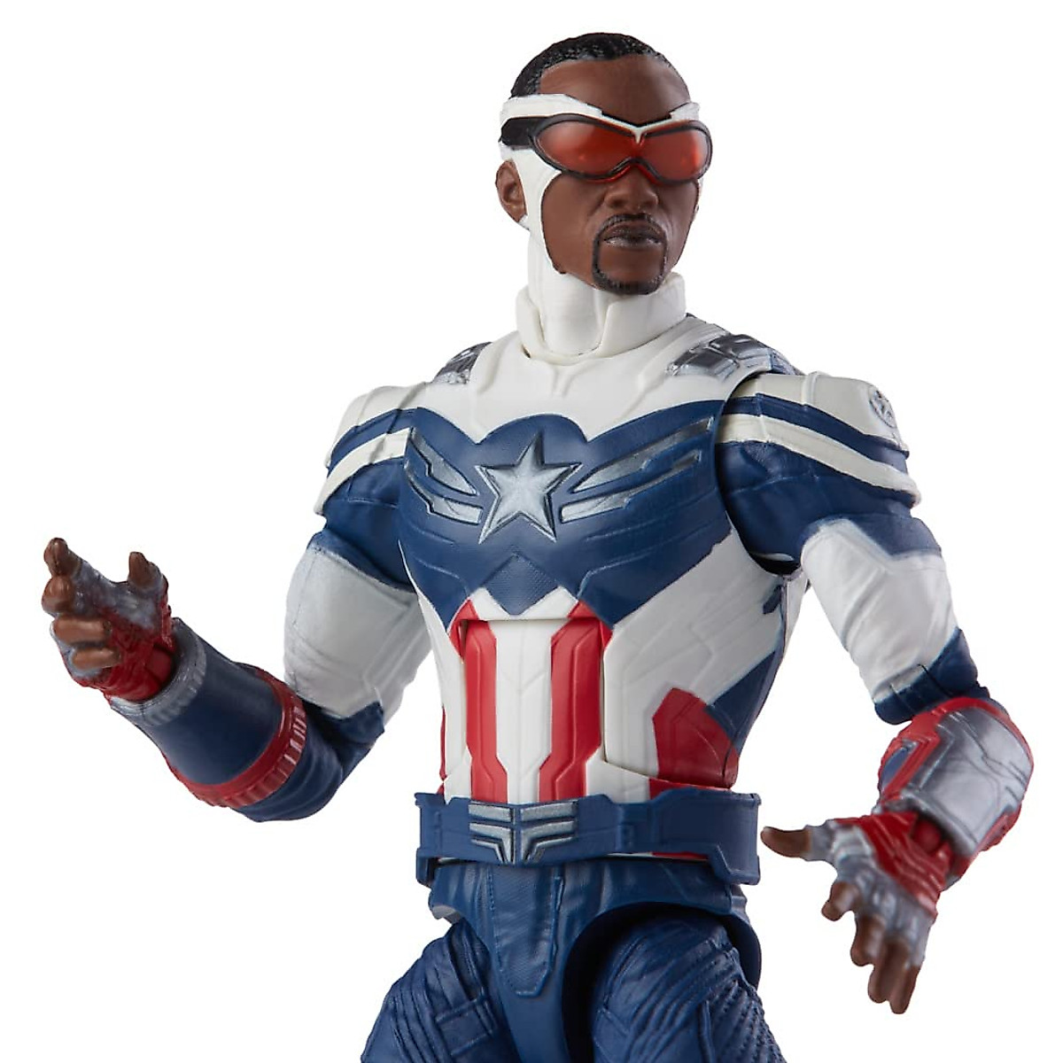 Avengers Hasbro Marvel Legends Series 6-inch Action Figure Toy Captain America: Sam Wilson Premium Design and 2 Accessories, for Kids Age 4 and Up
