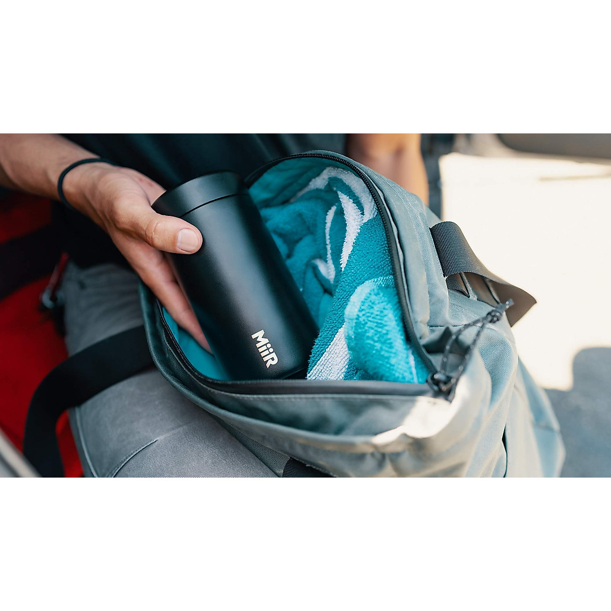 MiiR, Can and Drink Chiller Insulated Stainless Steel for Cans and Bottles, Sustainable, Minimalistic, Black 12 Oz