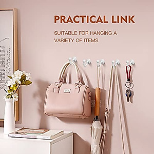 LIZIPAI Curtain Tie-Backs Hooks;Curtain Holdbacks.Wall Mounted Curtain Hooks for Window Drapery/Coat/Towel/Clothes/Hat(8PCS)