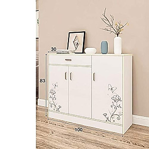 TFIIEXFL Door Storage Small Shoe Cabinet Simple Assembly Economical Space-Saving Home Shoe Rack Simple (Color : Model B)