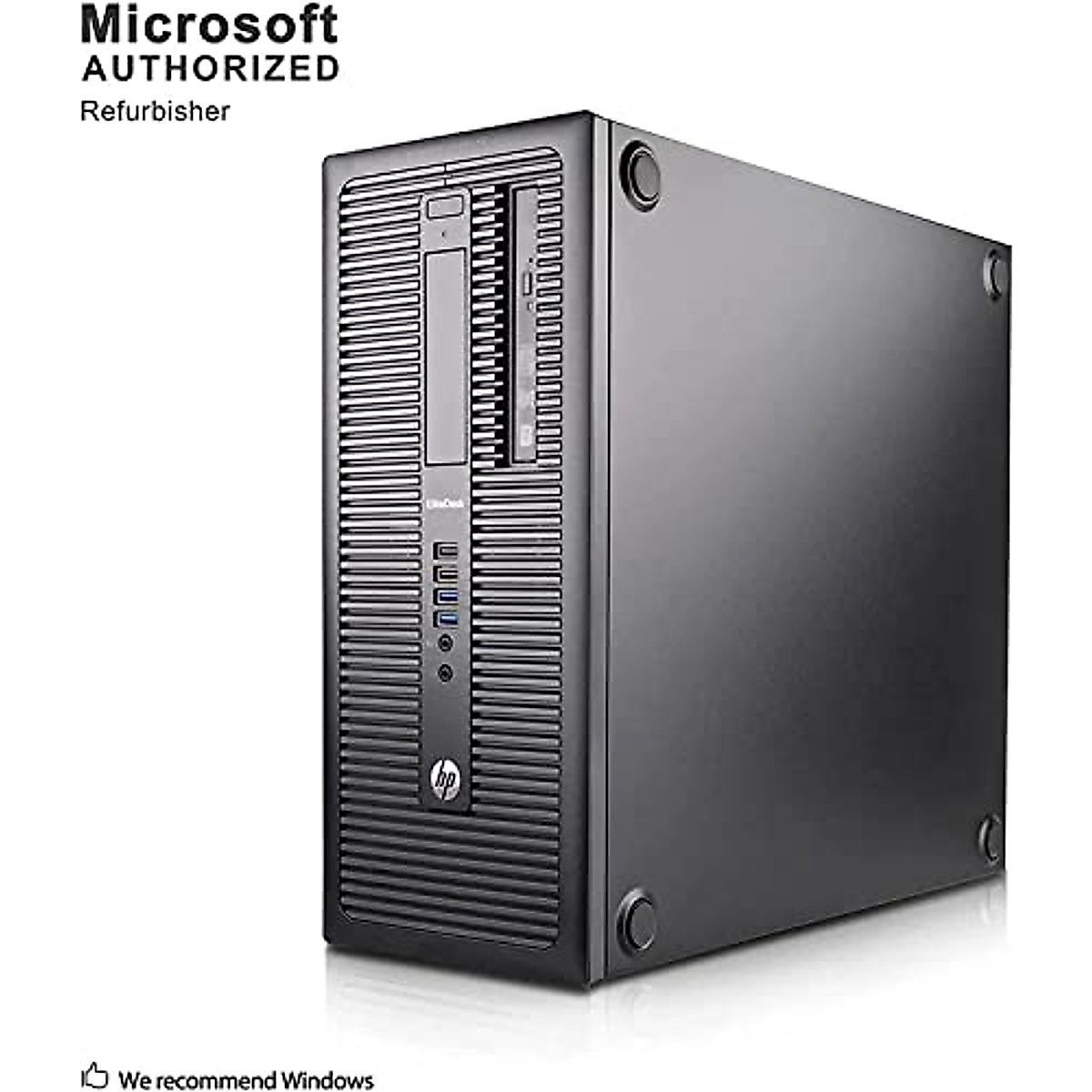 HP ProDesk 600 G2 Small Form Factor PC, Intel Quad Core i5-6500 up to 3.6GHz, 16G DDR4, 512G SSD, 4K Support, VGA, DP, Win 10 Pro 64-Multi-Language Support English/Spanish/French(Renewed)