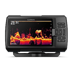 Garmin Striker Vivid 7cv, Easy-to-Use 7-inch Color Fishfinder and Sonar Transducer, Vivid Scanning Sonar Color Palettes (010-02552-00) (Renewed)