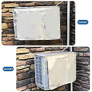 Pysod Air Conditioning Cover Waterproof Dustproof Outdoor Window AC Unit Mini Split System Air Conditioner Cover