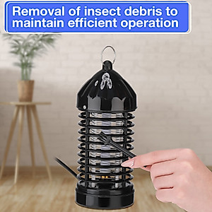6 Pcs Mosquito Killer Electric Mosquito Zappers Electric 220V Insect Fly Trap Fly Zapper Mosquito Killer for Patio Bug Zapper Insect Trap Insect Killer Fly Trap for Home Garden Patio Backyard