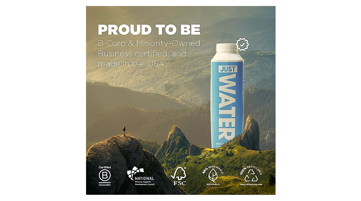 Buy JUST Water - Premium Eco-Friendly Spring Water in Recyclable Bottles