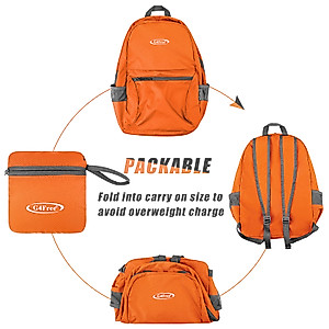 G4Free 20L Lightweight Packable Backpack Travel Hiking Daypack Foldable Backpack for Men Women