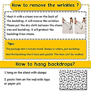 Paw Print Themed Photography Backdrop Vinyl 7X5FT Happy Birthday Party Supplies Puppy Dog Paw Print Photo Background Baby Shower Pet Treat Party Decoration Candy Table Photo Booth Studio Props