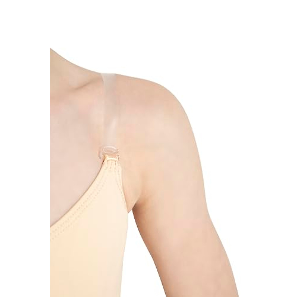 Capezio girls Over's and Under Camisole Leotard, Nude, Large
