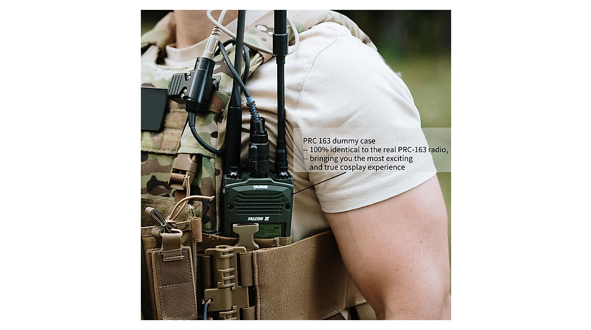 COMBATGEAR PRC 163 Radio Dummy Case for Cosplay and Training