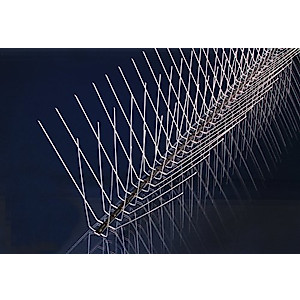 Nixalite Stainless Steel Bird Spikes E-Spike (8 Ft. (4-2 Ft. Strips))
