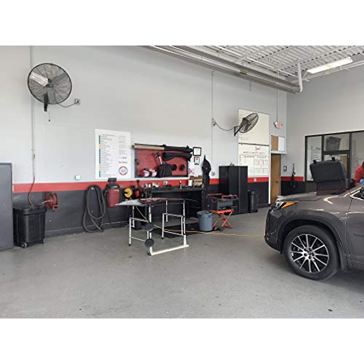 TPI Corporation Single Phase Wall Mount Commercial Circulator – 30" Diameter, 120 Volt Exhaust Fan – Ventilation Fans. Commercial Extractor Fans