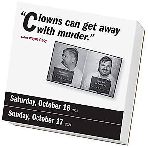 A Year of True Crime Page-A-Day Calendar 2021