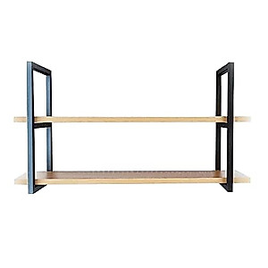 Ceiling Decoration Shelf Bar Hanger Wine Rack, Industrial Storage Rack, Wrought Iron Hanging Cabinet Wall Hanging Green Plant Display Rack Bookshelf (Color : 60X30X80CM)