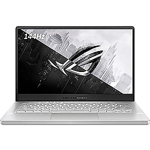 Asus ROG Zephyrus G14 VR Ready Gaming Laptop, 14" 144Hz Full HD IPS Display, 8 Cores AMD Ryzen 9 5900HS,NVIDIA GeForce RTX 3060, Moonlight White-Accessories (40GB RAM|1TB PCIe SSD)