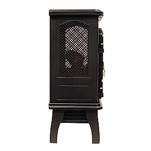duraflame® 3D Infrared Quartz Electric Fireplace Stove Heater, Black