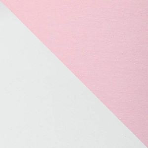 Limelights LT2044-POW Stick USB Charging Port and Fabric Shade Table Lamp, White/Light Pink,8.5 x 8.5 x 19.5