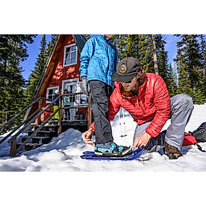 MSR Shift Youth Snowshoes for Teens and Young Adults (Pair), Tron Blue, 19"