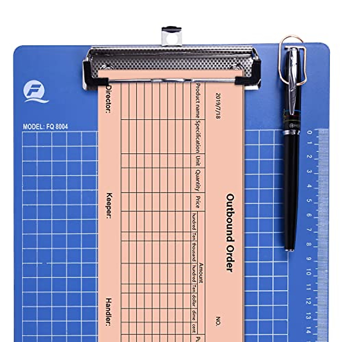 Wisdompro Pen Clip, 12 Pack Stainless Steel Pen Clip Holder for Notebook, Books, Journal, Clipboard, Paper, etc. - Fits Almost Any Pen Size (Rose Gold)