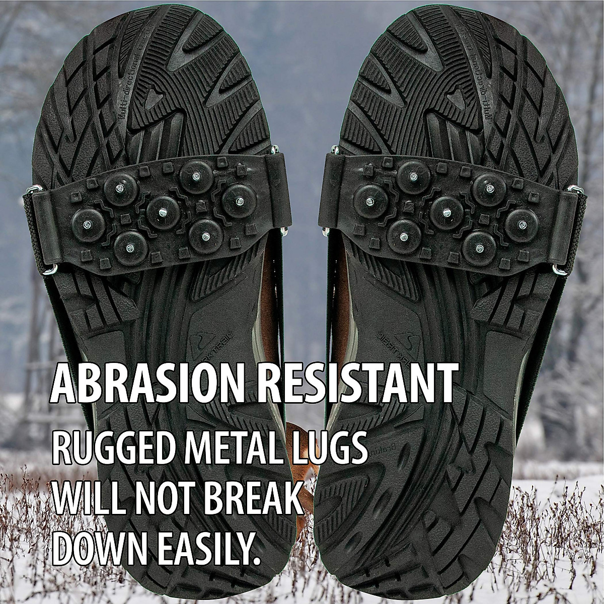 Job SITE Jobsite Ice Claws Snow & Ice Traction Cleats (1 Pack)