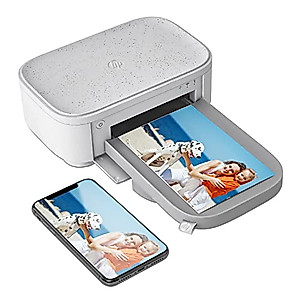HP Sprocket Studio Plus 4x6” Instant Color Photo Printer – Bundle: Case and Photo Paper