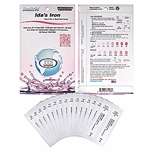 Industrial Test Systems 481146 Sensafe Iron (Ida's) Water Test Strips 30 Pack