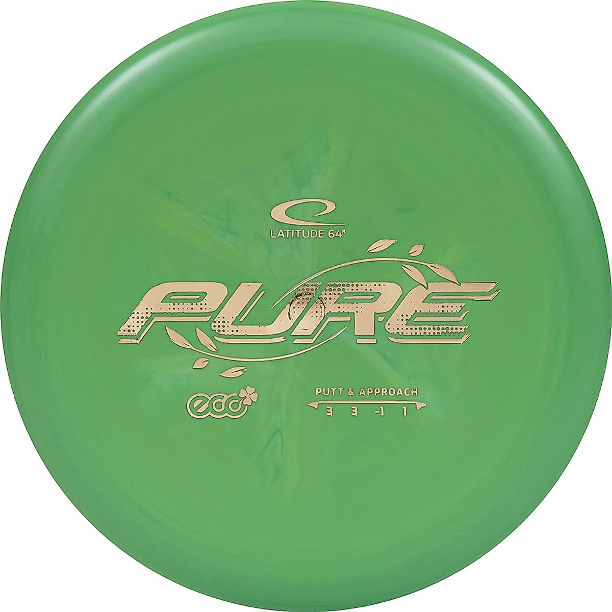 Latitude 64 Eco Zero Pure Putt & Approach Golf Disc [Colors May Vary] - 173-176g