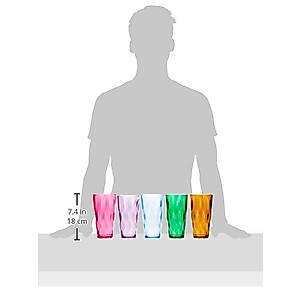 Creative Ware 24-Ounce Plastic Tumblers, Set of 10